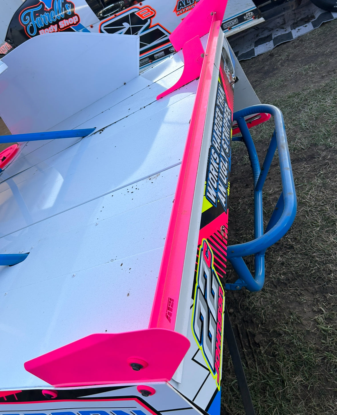 3" x 66" IMCA Northern SportMod Spoiler (CLAIM) – AT21 Racing