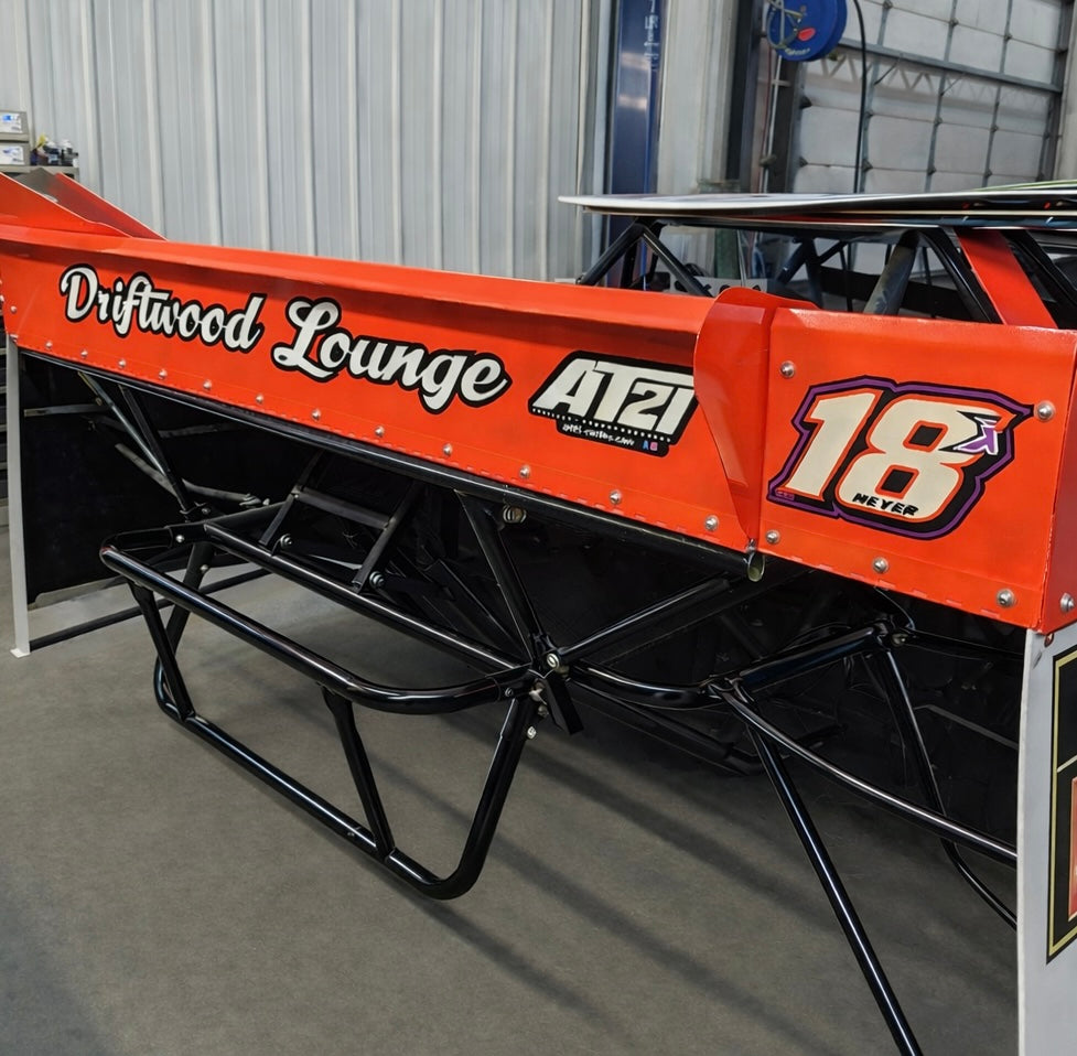 8" x 72" XR1 Style Late Model Spoiler – AT21 Racing